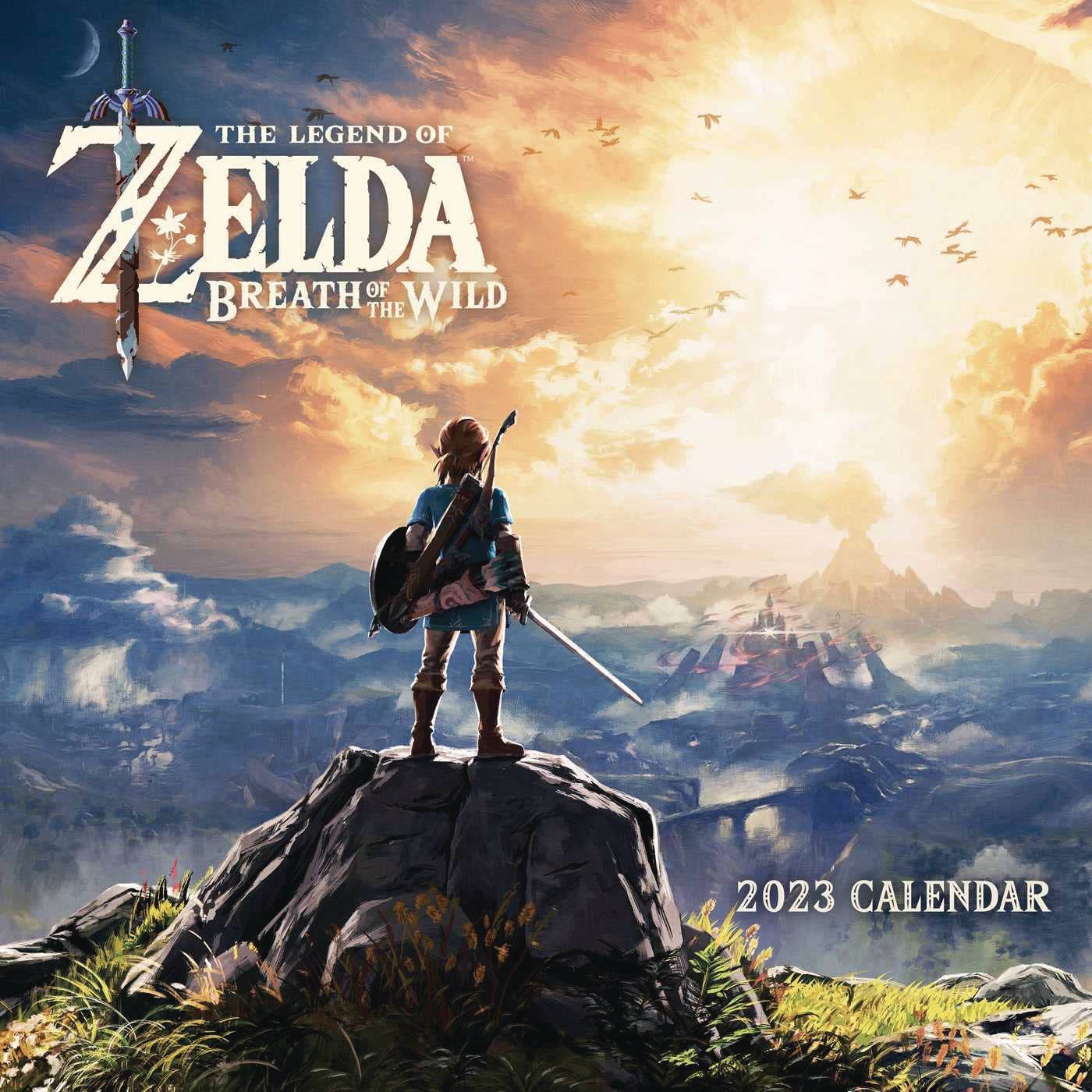 Legend of Zelda Breath of The Wild 2023 Wall Calendar - Nintendo ...