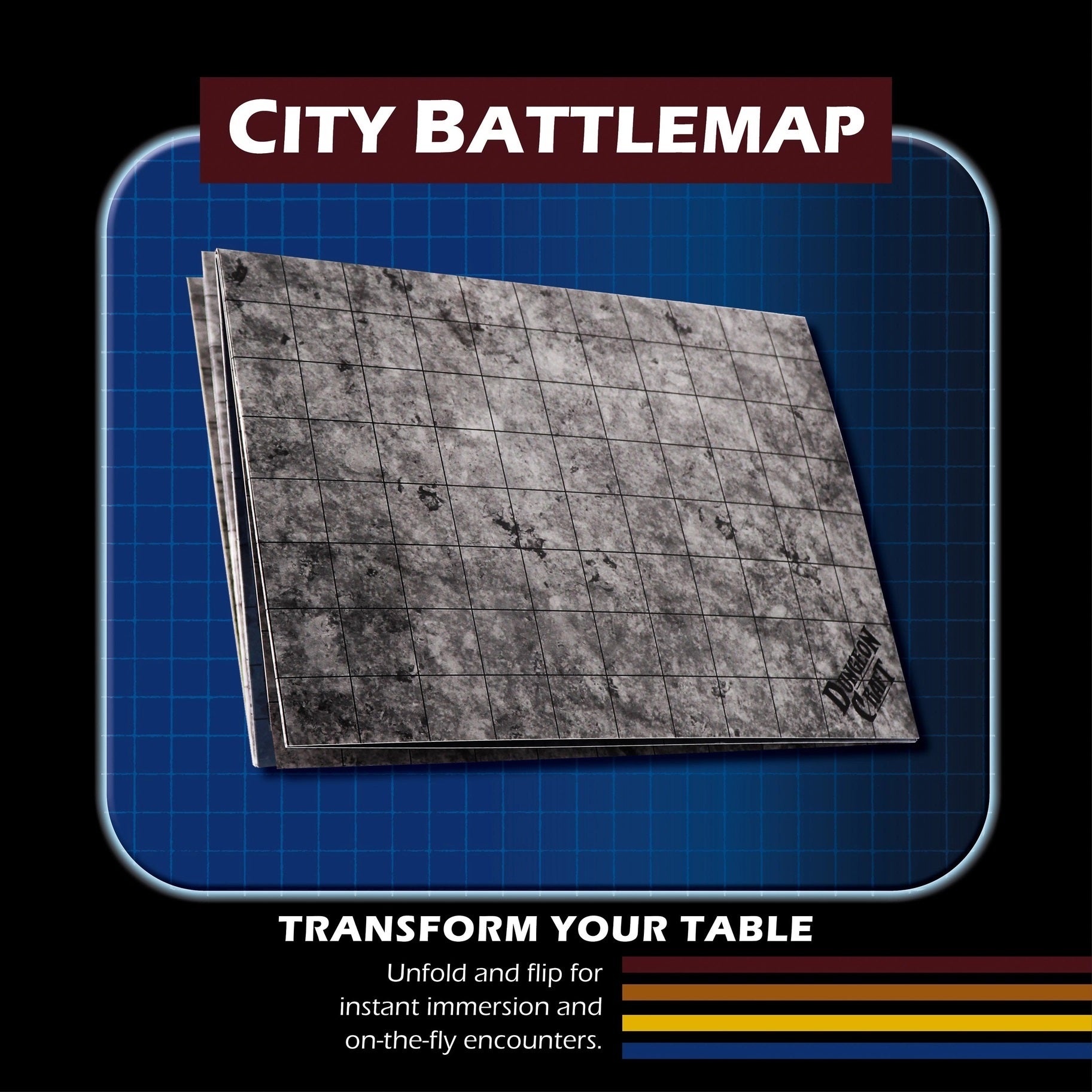 BattleMap: City battle map - 1985 Games | The Rift Games Inc