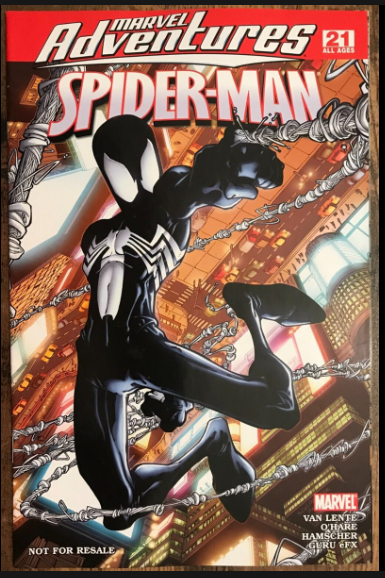 Marvel Adventures Spider-Man #21 Black Suit Variant | 2007 | Used | The ...